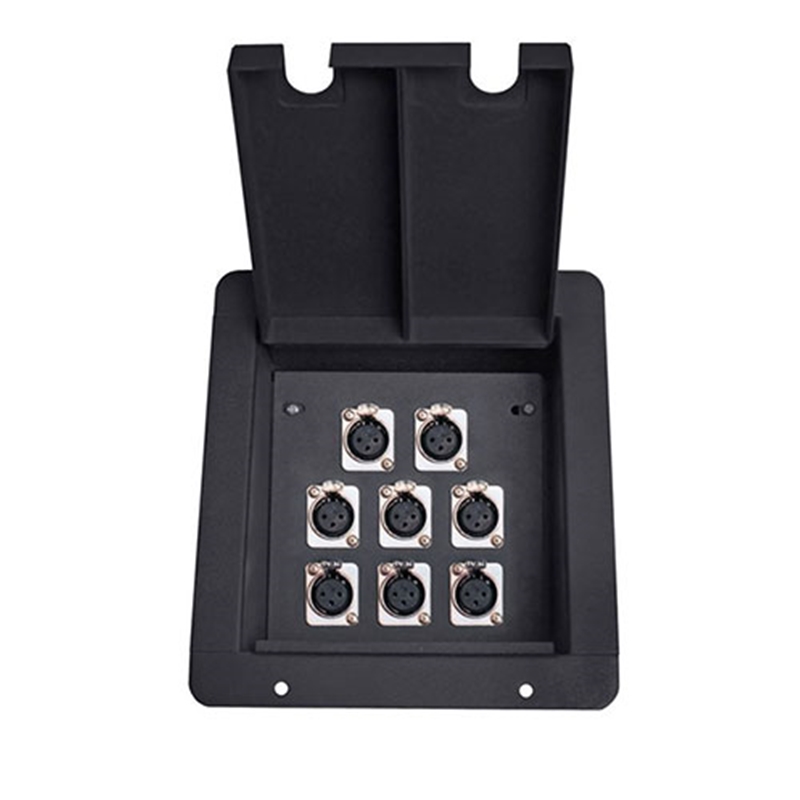 SE Systems - Elite Core FB8 Recessed Floor Box With 8 XLRF