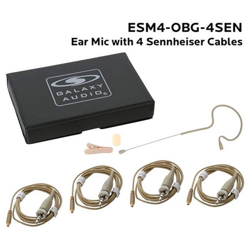 SE Systems - Galaxy Audio ESM4-OBG-4SEN, Single ear headset, beige ...