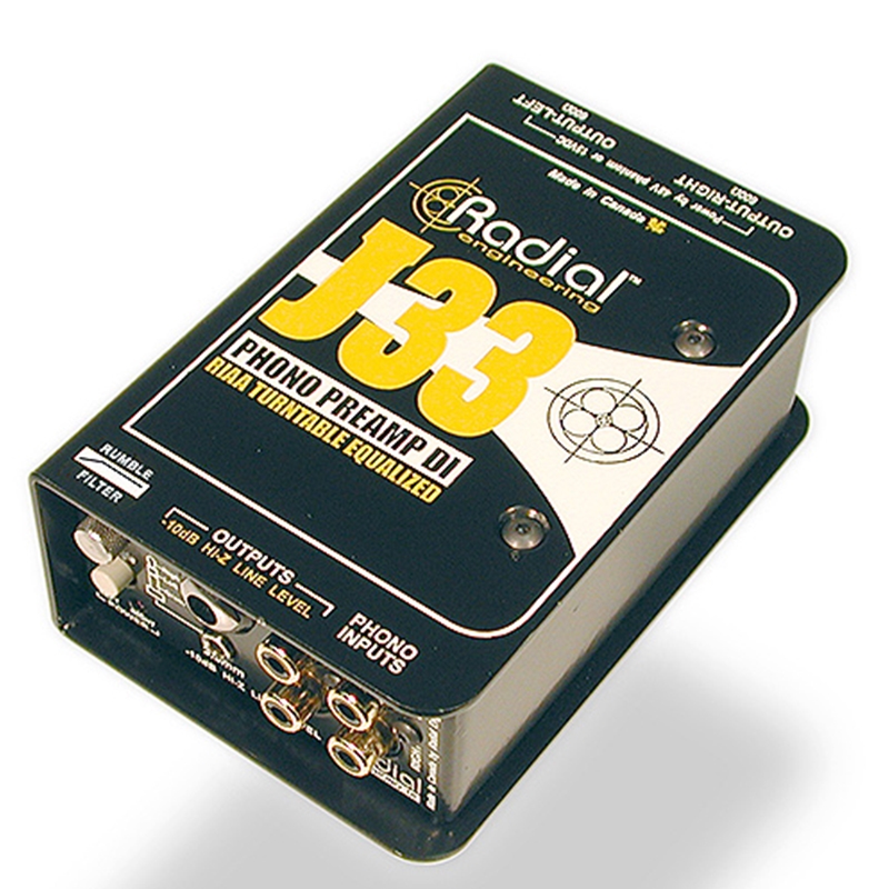 SE Systems - Radial J33, RIAA turntable pre-amp and DI for dynamic ...