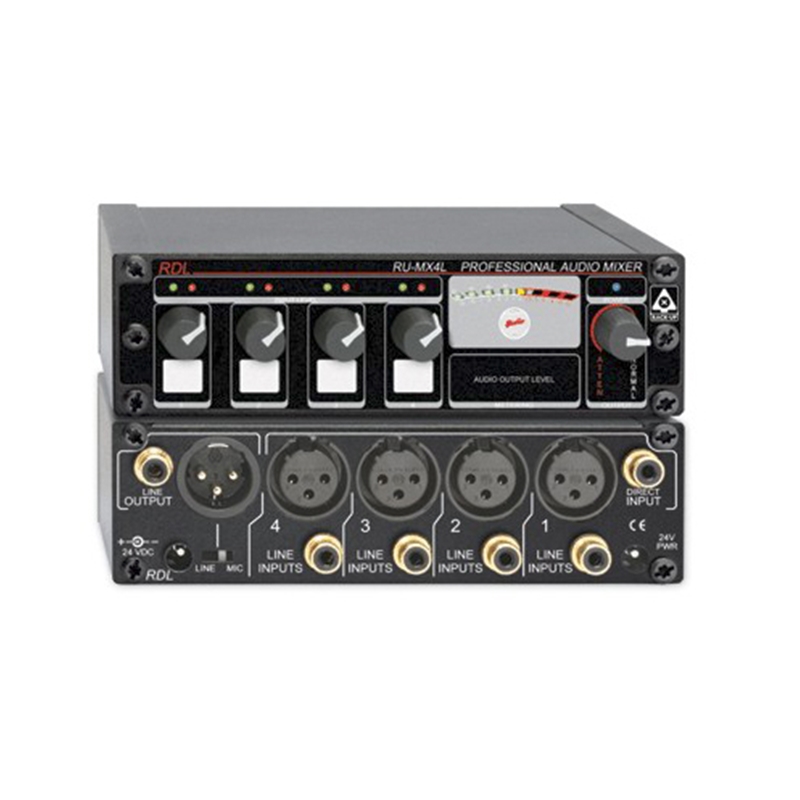 SE Systems - Radio Design Labs RU-MX4L, Pro 4 Input Line Mixer - Mic ...