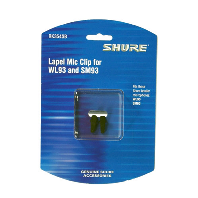 SE Systems - Shure RK354SB, Black Single Mount Tie-Clips for SM93 and ...