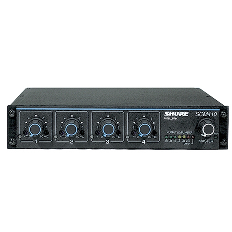 SE Systems - Shure SCM410, Four-Channel Automatic Microphone Mixer with ...
