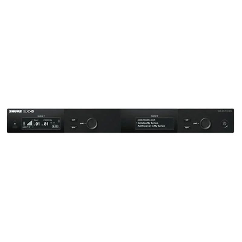 SE Systems - Shure SLXD4D=-H55, Dual-Channel Digital Wireless Receiver