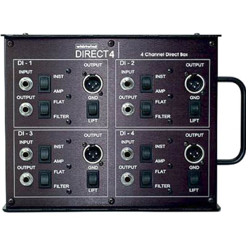 SE Systems - Whirlwind DIRECT4, Direct Box, transformers, 4-channel ...