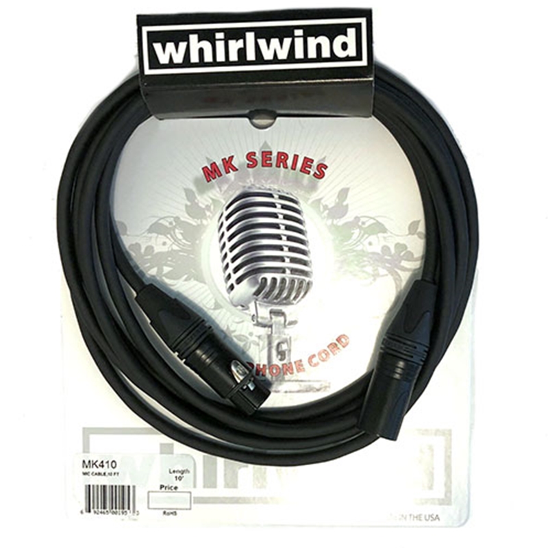SE Systems - Whirlwind MK410, Cable - Microphone, 10'