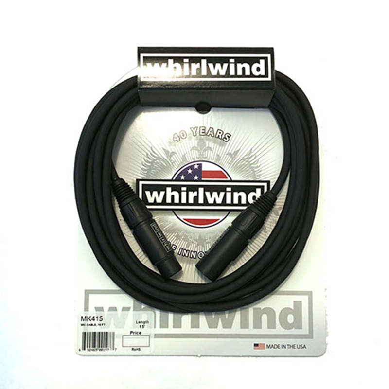 SE Systems - Whirlwind MK415, Cable - Microphone, MK4, XLRF to XLRM, 15 ...